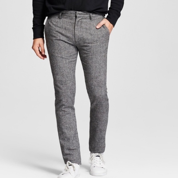 Goodfellow & Co | Pants | Goodfellow Heather Grey Slim Wool Blend Pants ...